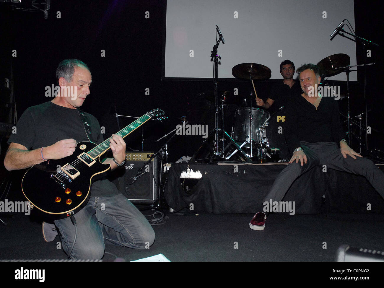Loyd Grossman, left, performs with his newly reformed punk band 'The ...