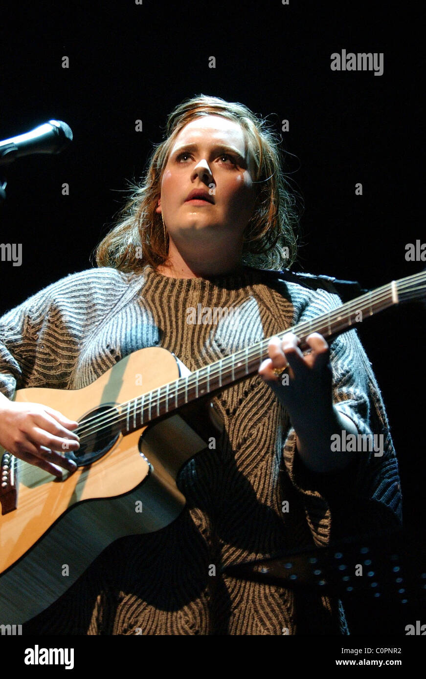Adele performing live at her sold out concert at the Paradiso Amsterdam ...