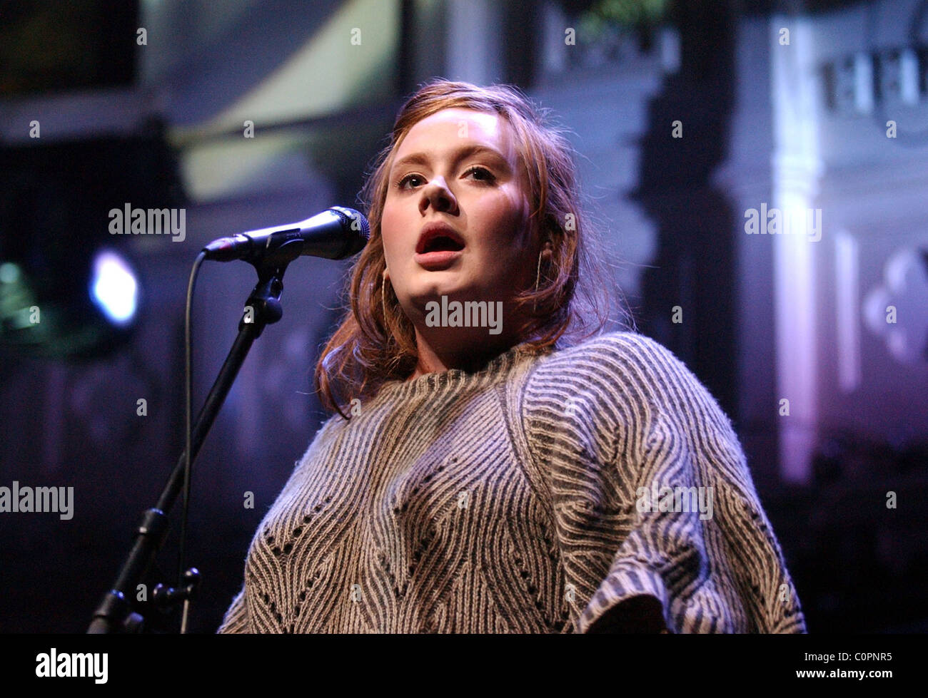Adele performing live at her sold out concert at the Paradiso Amsterdam ...