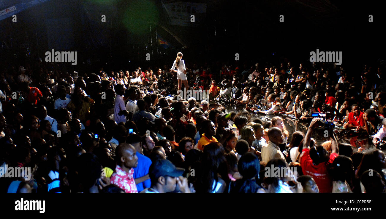 Models walk the catwalk at the 3rd Annual THISDAY Africa Rising Concert ...