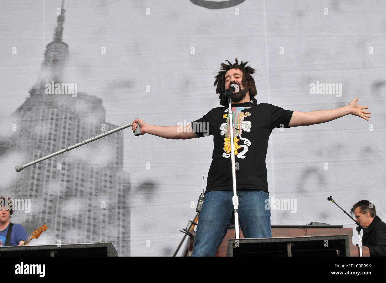 Adam Duritz of the Counting Crows The T in the Park festival - Day 3 ...