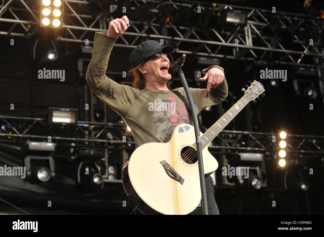 Robby Takac of the Goo Goo Dolls The T in the Park festival - Day 3 ...