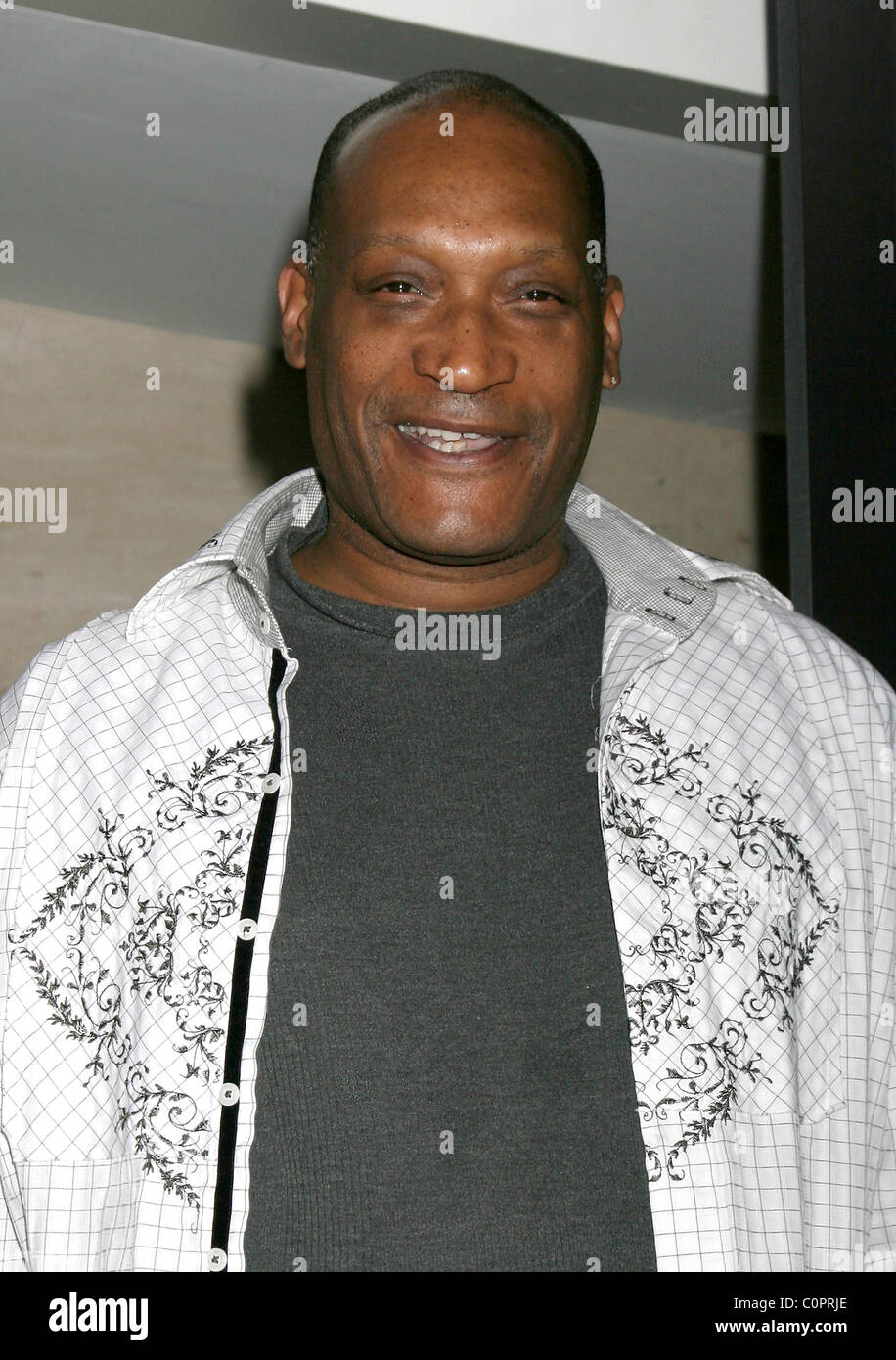 Tony Todd arriving at a photo exhibit featuring pictures taken during ...