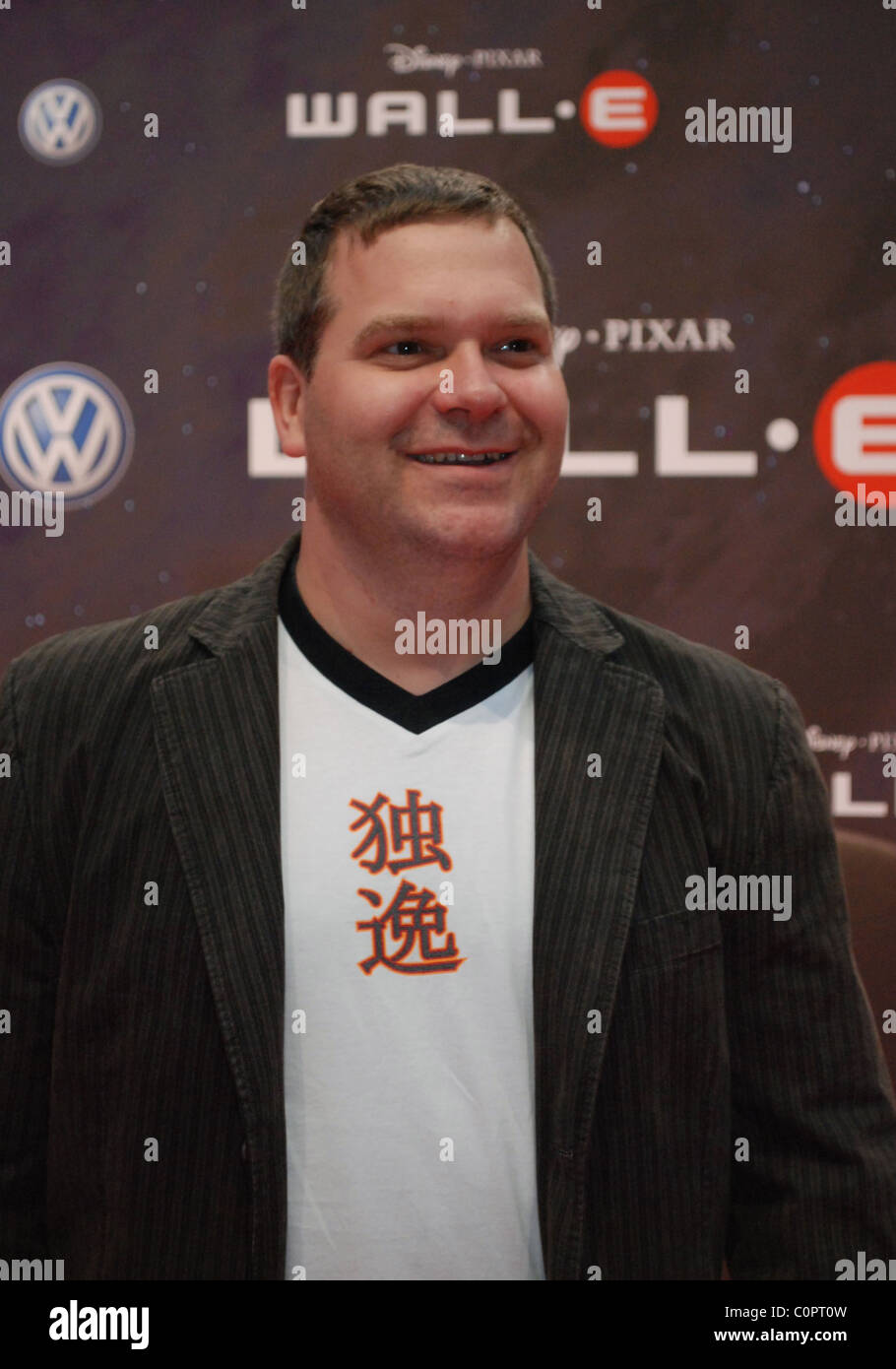 Elton aka Alexander Duszat German premiere of "Wall-E" at CineStar Sony ...