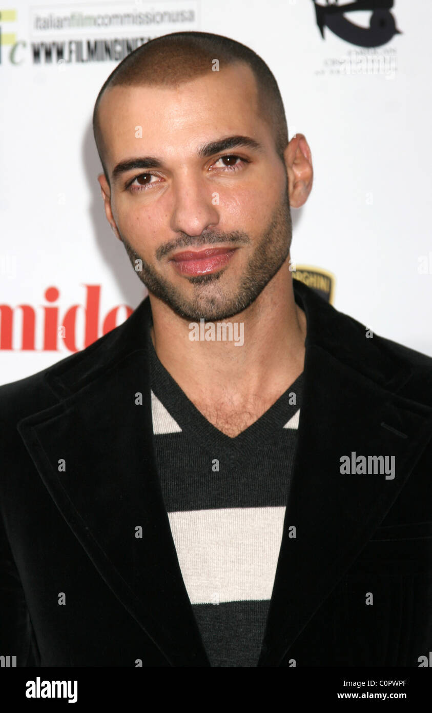 Haaz Sleiman arriving at the screening of "Gomorrah" at the American ...