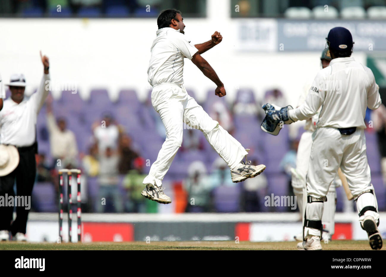 Amit Misra celebrates India defeat Australia by 172 runs in the final ...