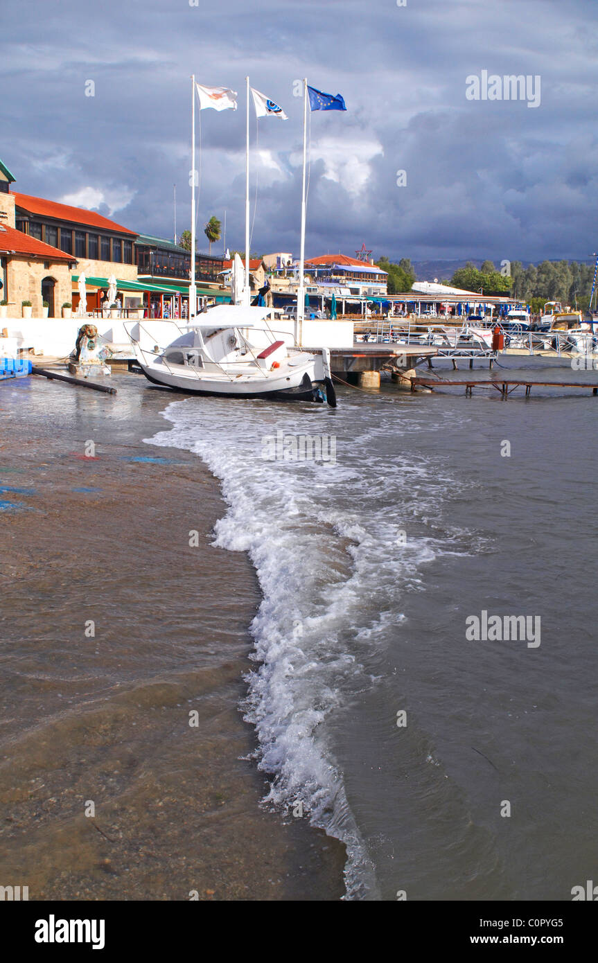 The port and harbour at Paphos Southern Cyprus Stock Photo - Alamy