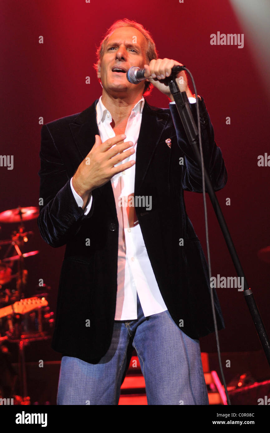 Singer Michael Bolton performs live at the Seminole Hard Rock Hotel and ...