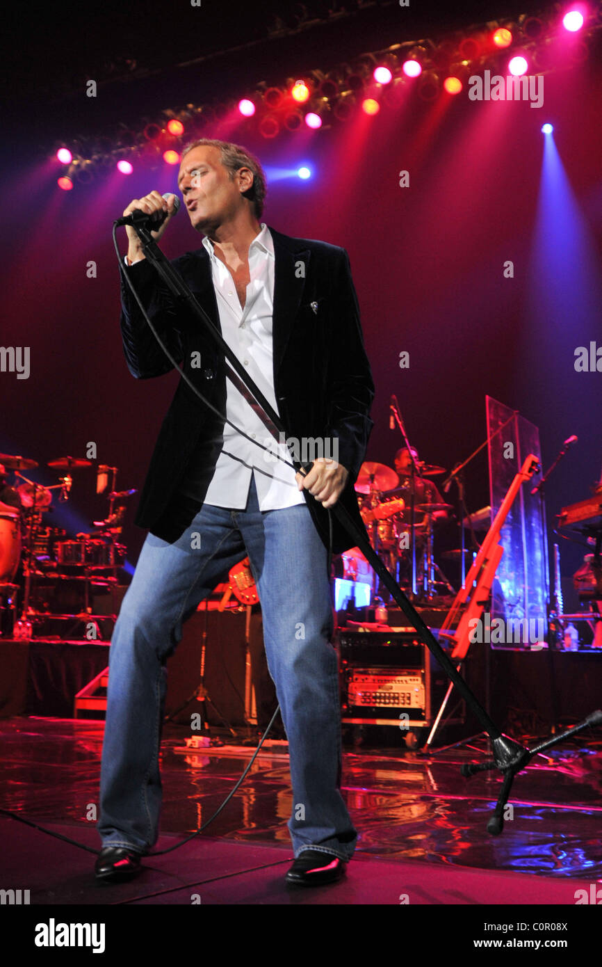 Singer Michael Bolton performs live at the Seminole Hard Rock Hotel and ...