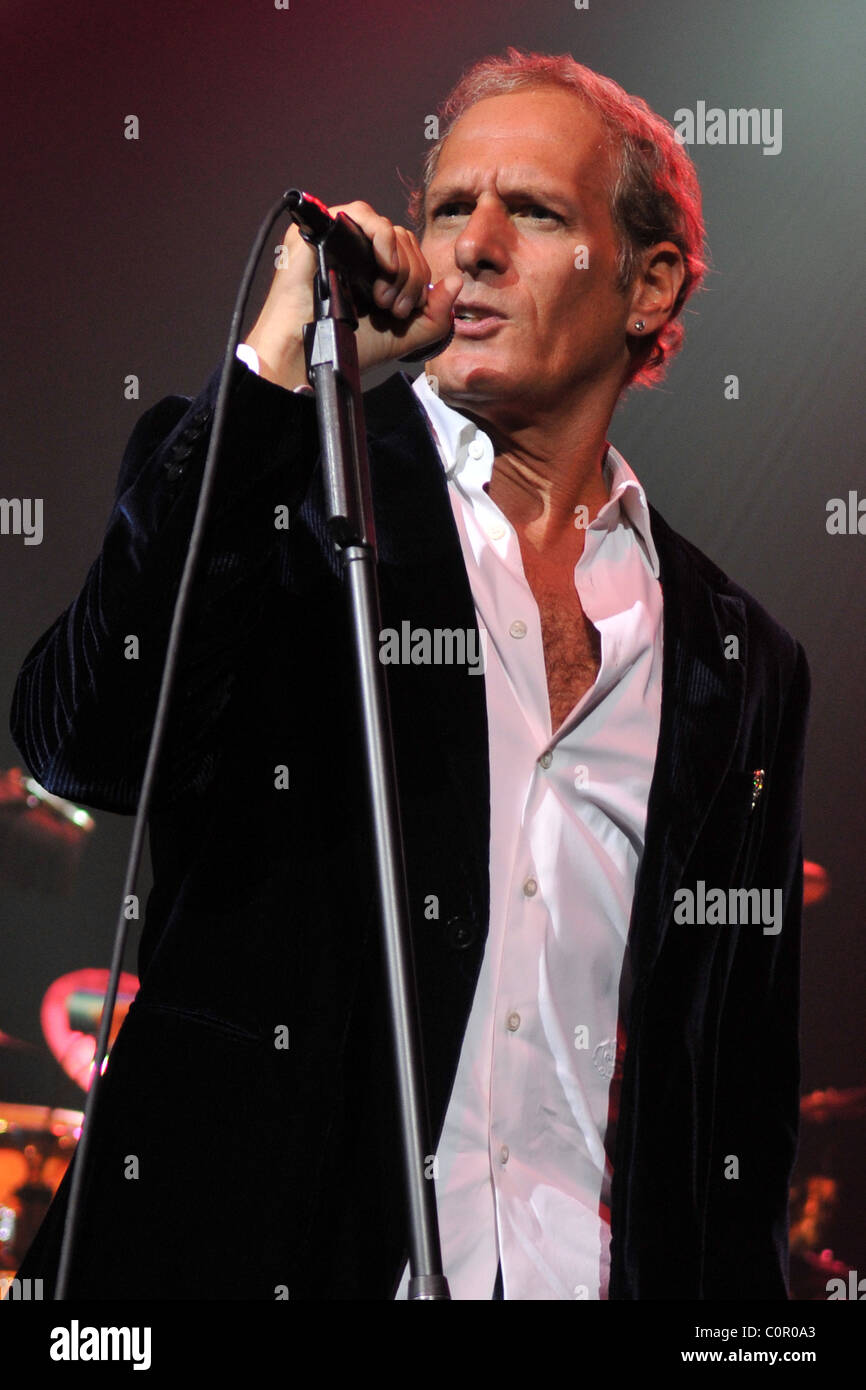Singer Michael Bolton performs live at the Seminole Hard Rock Hotel and ...