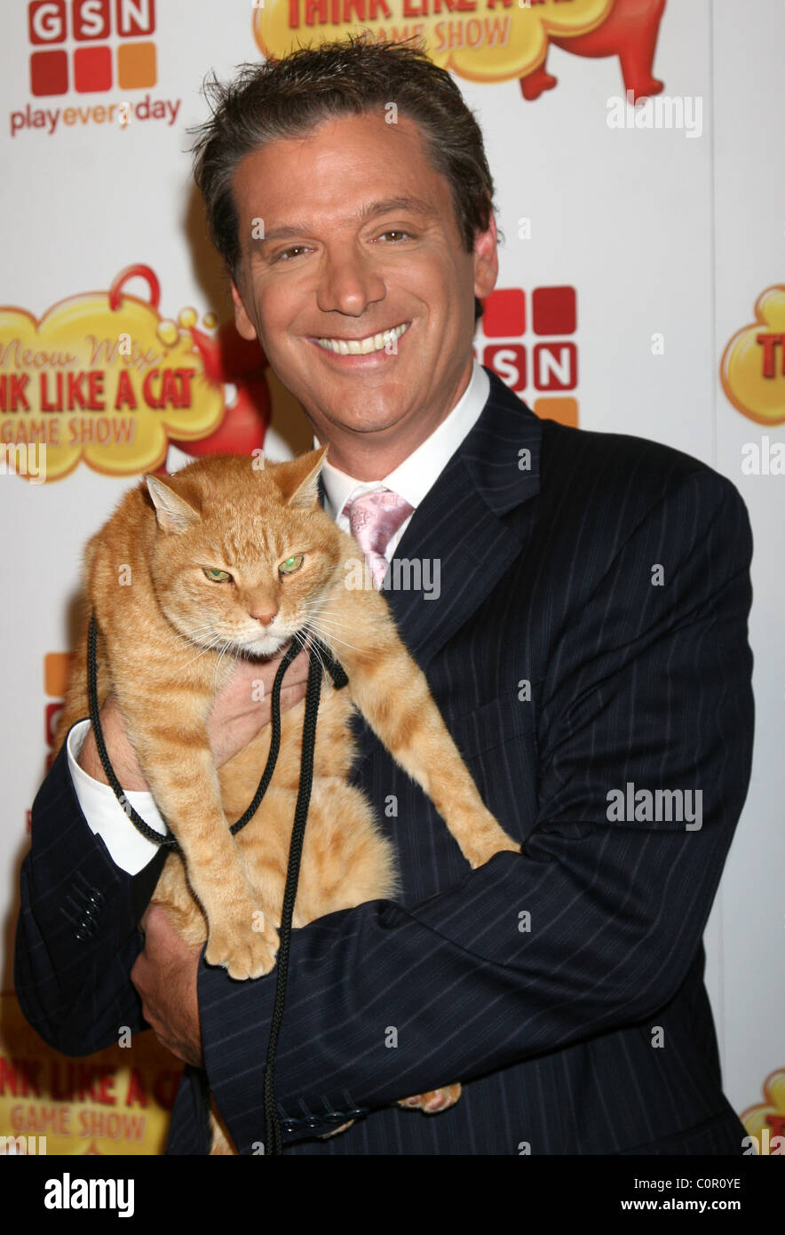 Fred Roggin The premiere of Game Show Network's 'Think Like a Cat' at ...