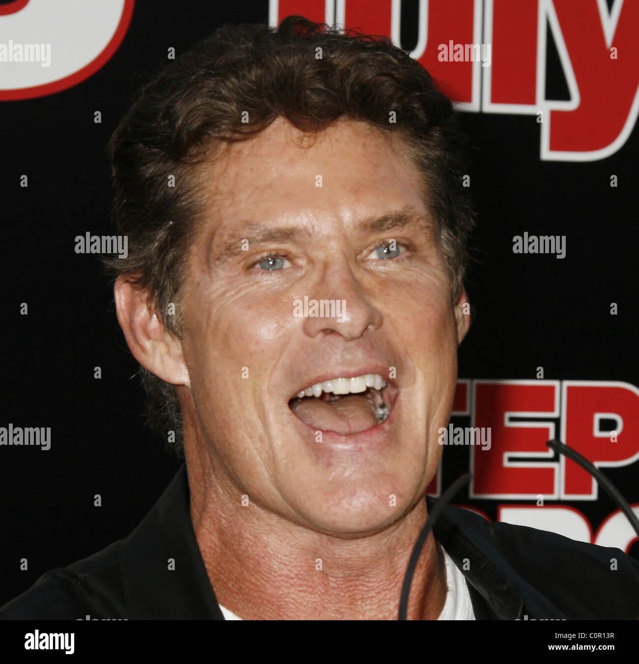 David Hasselhoff Step Brothers Premiere- Arrivals held at Mann Village ...