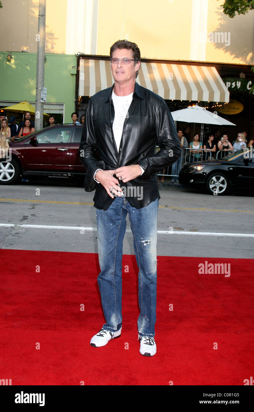 David Hasselhoff Step Brothers Premiere- Arrivals held at Mann Village ...