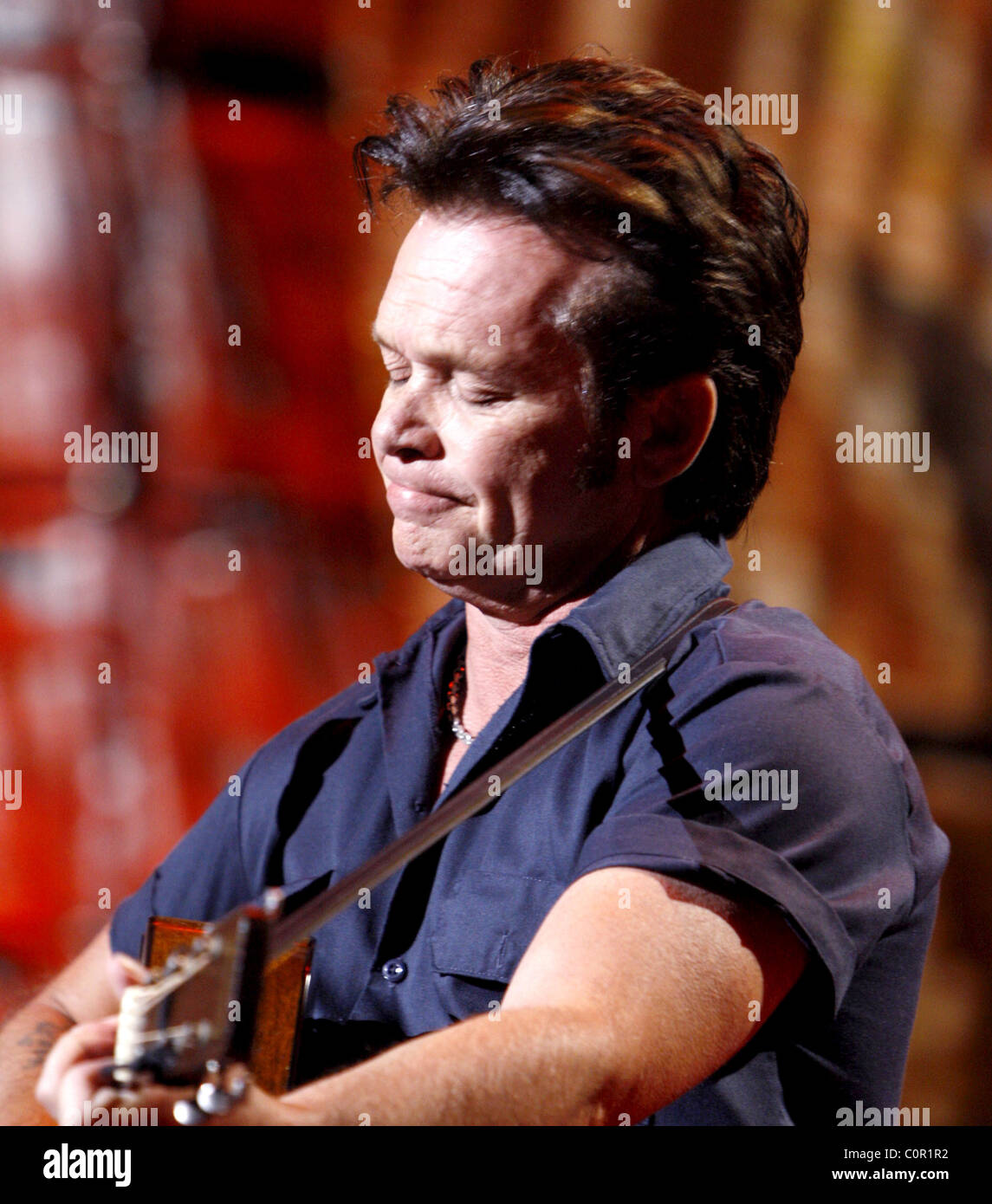John Mellencamp performs during Farm Aid 2008 at the Comcast Center ...
