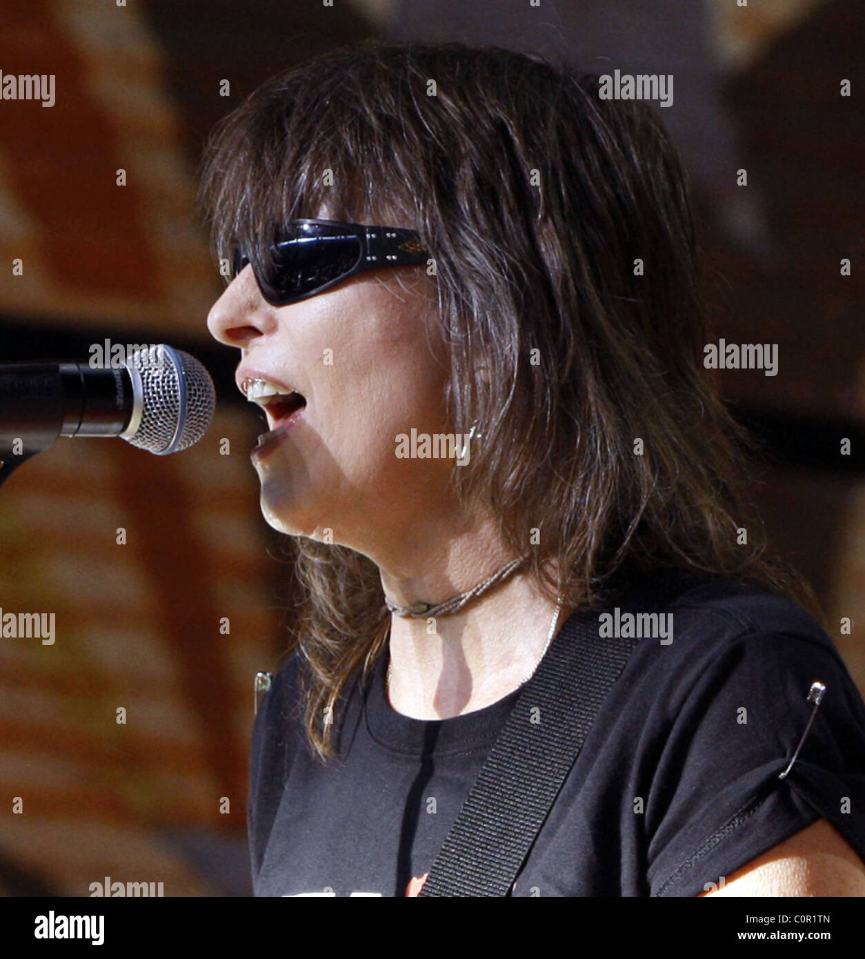 Chrissy Hines performs during Farm Aid 2008 at the Comcast Center ...