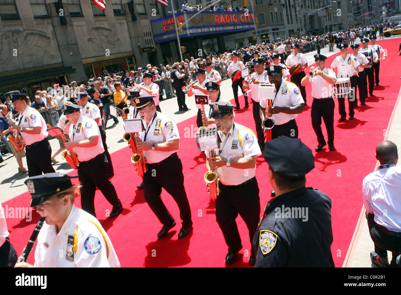 Nypd police band hi-res stock photography and images - Alamy