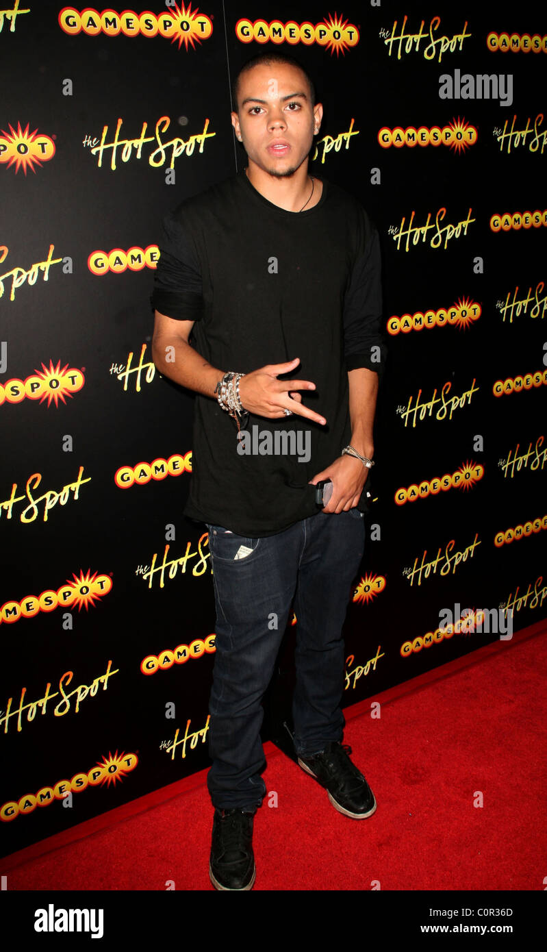 Evan Ross GameSpot Presents The GameSpot HotSpot at Goa, Hollywood ...