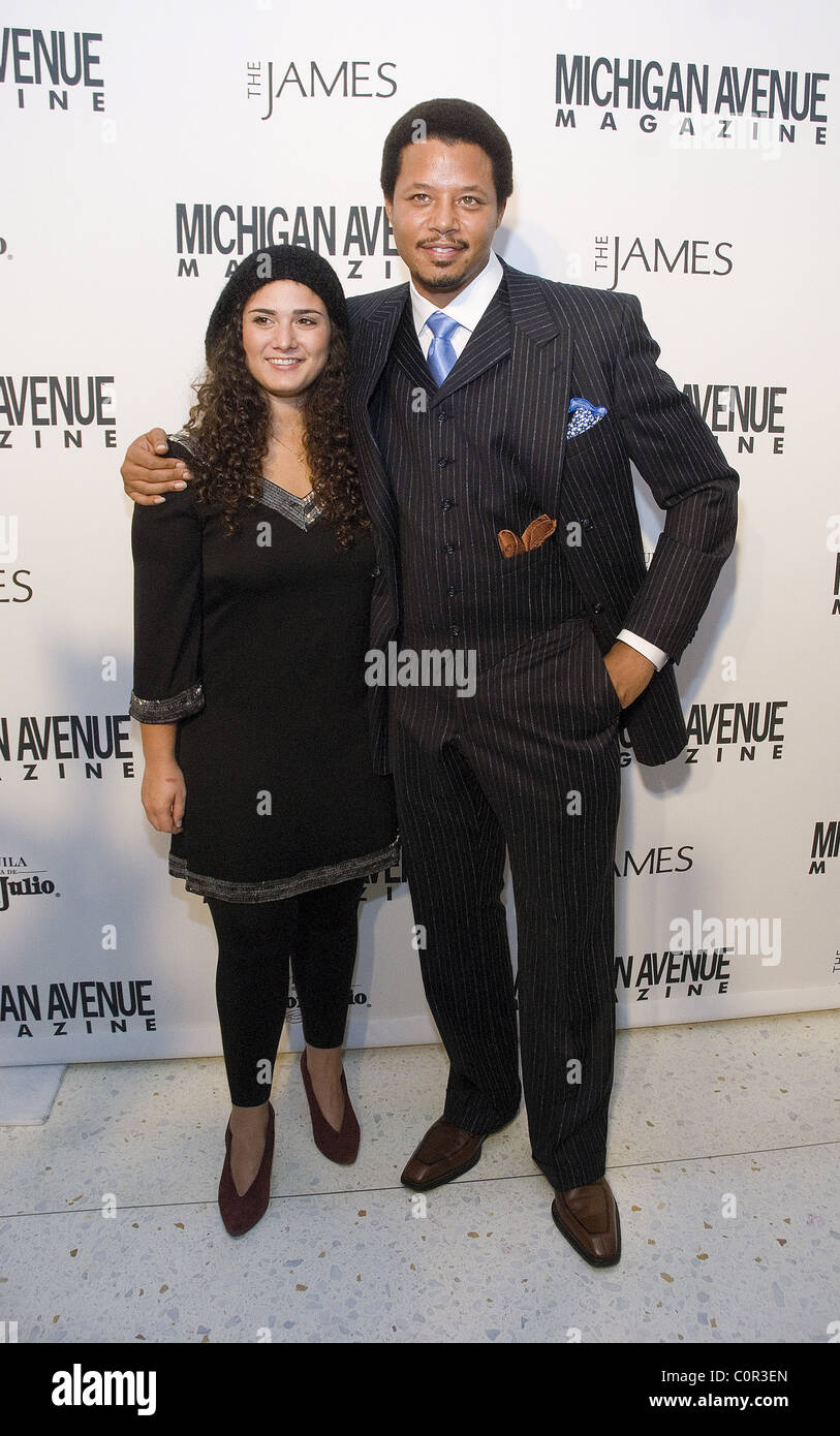 Terrence Howard and Ilsey Juber Red Carpet Arrivals for the Niche Media ...