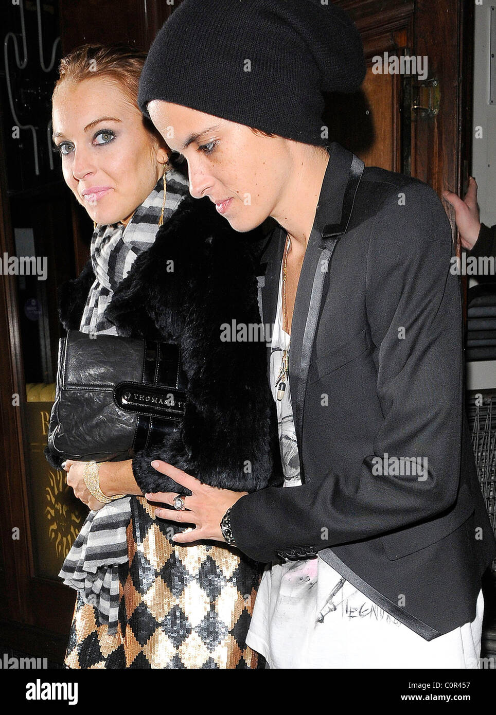 Lindsay Lohan and her girlfriend Sam Ronson leaving the Notting Hill ...