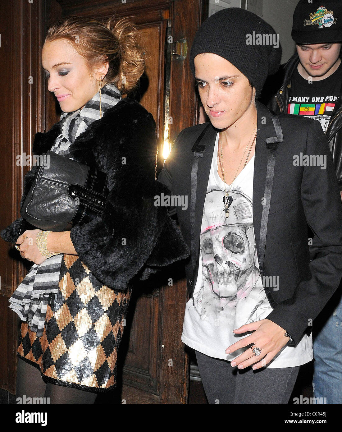 Lindsay Lohan and her girlfriend Sam Ronson leaving the Notting Hill ...