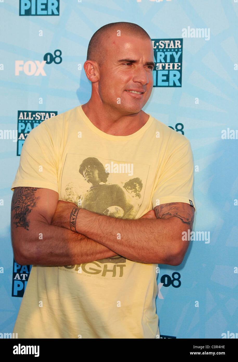 Dominic Purcell Fox Summer press tour 2008 Santa Monica, California ...