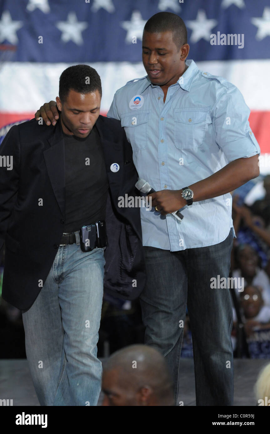 Congressman Jesse Jackson, Jr.and Kendrick B. Meek speaking at the Last ...
