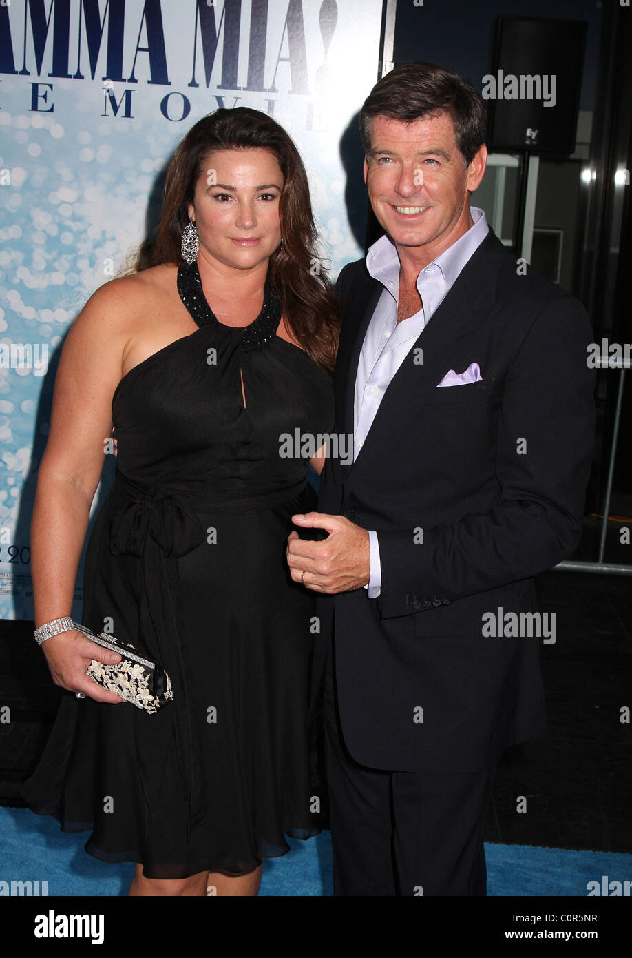 Keely Shaye Smith and Pierce Brosnan The New York Premiere of 'Mamma ...