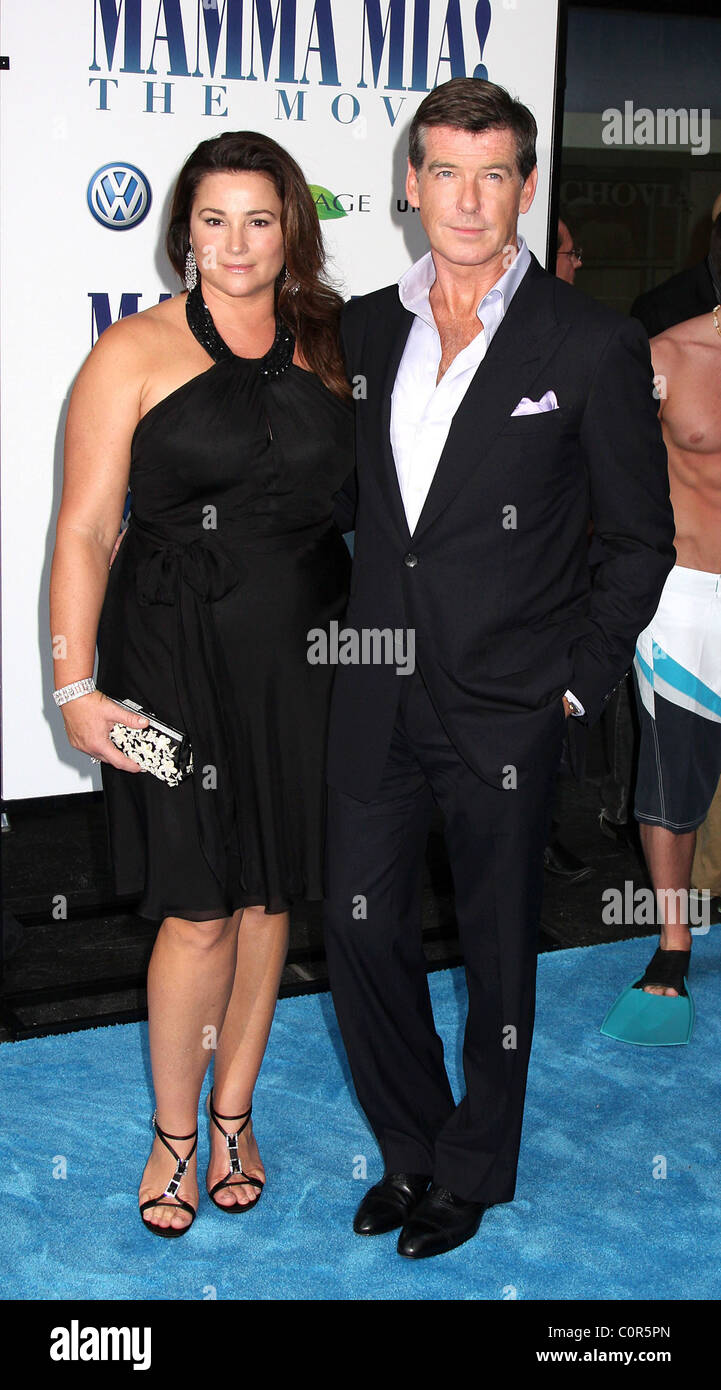 Keely Shaye Smith and Pierce Brosnan The New York Premiere of 'Mamma ...