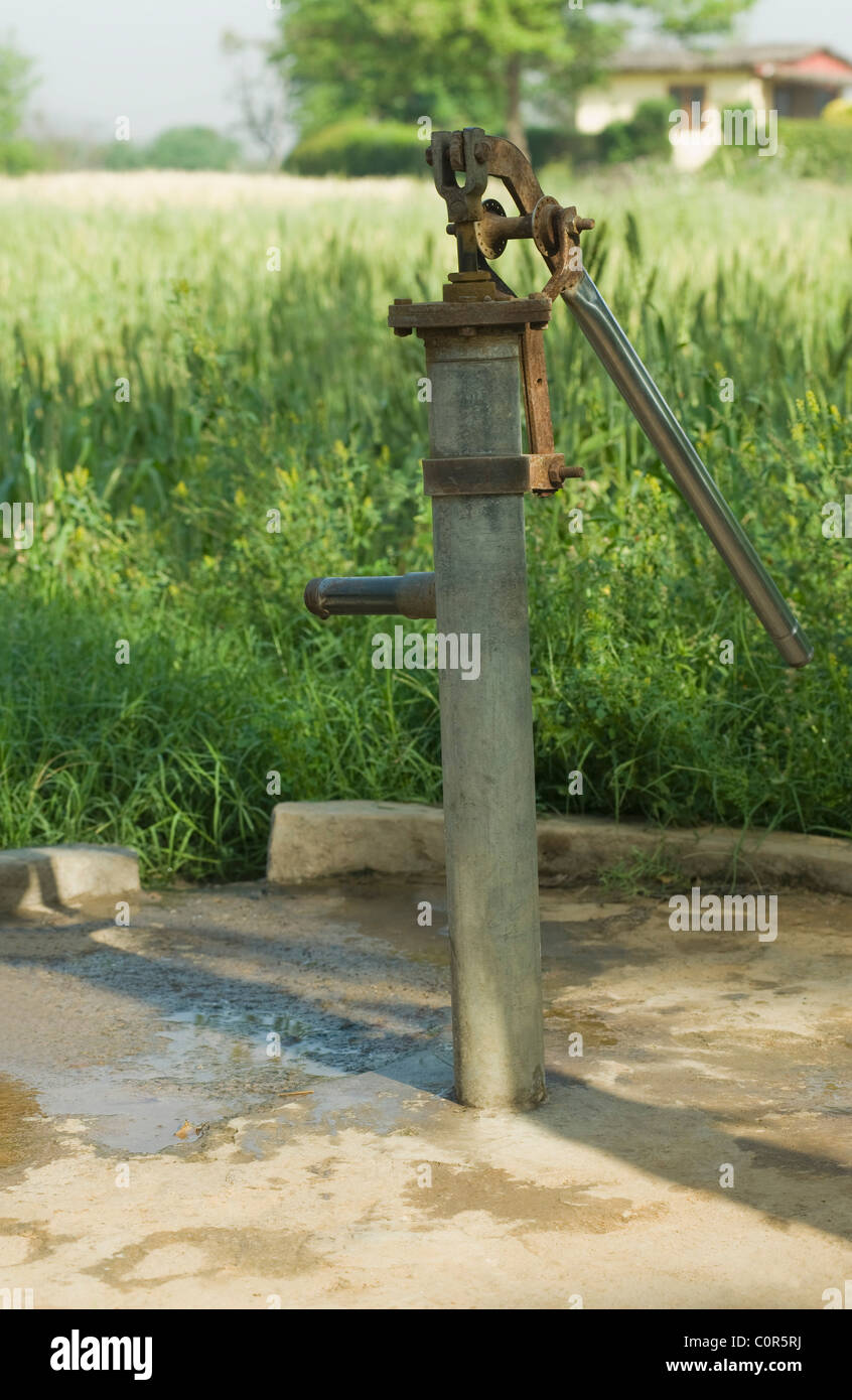 India water pump field hi-res stock photography and images - Alamy