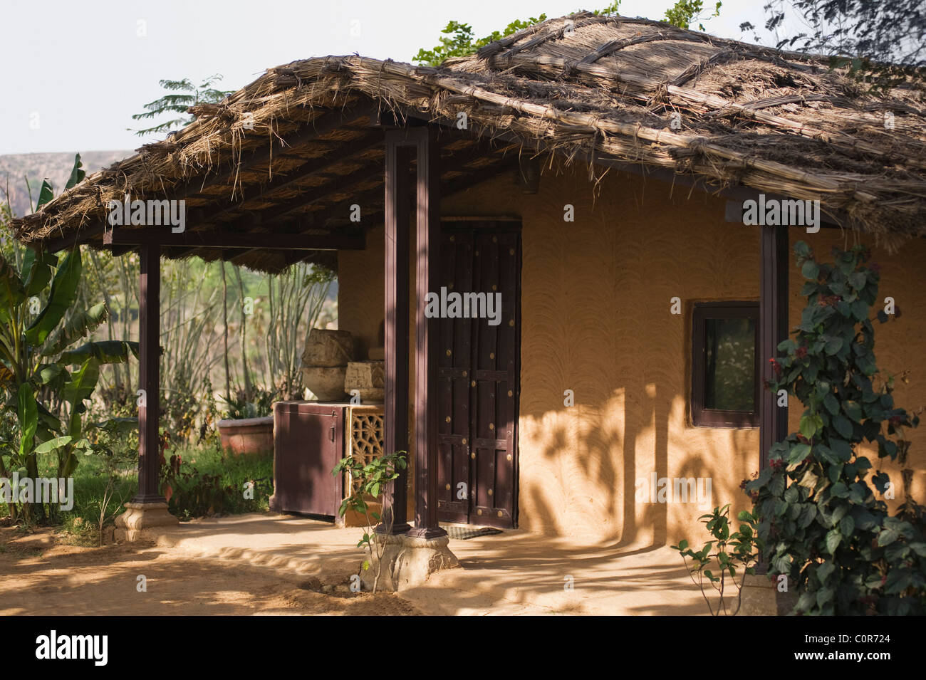 House in a village Stock Photo - Alamy