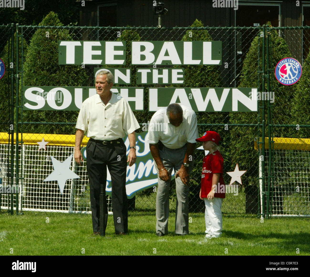 President George W Bush The 19th annual White House Tee Ball game was ...