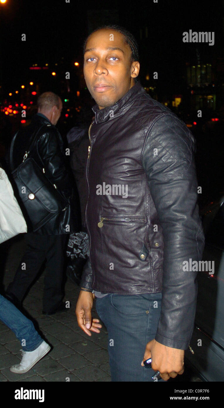 Lemar Belfast for Children In Need concert held at arriving at Kings ...