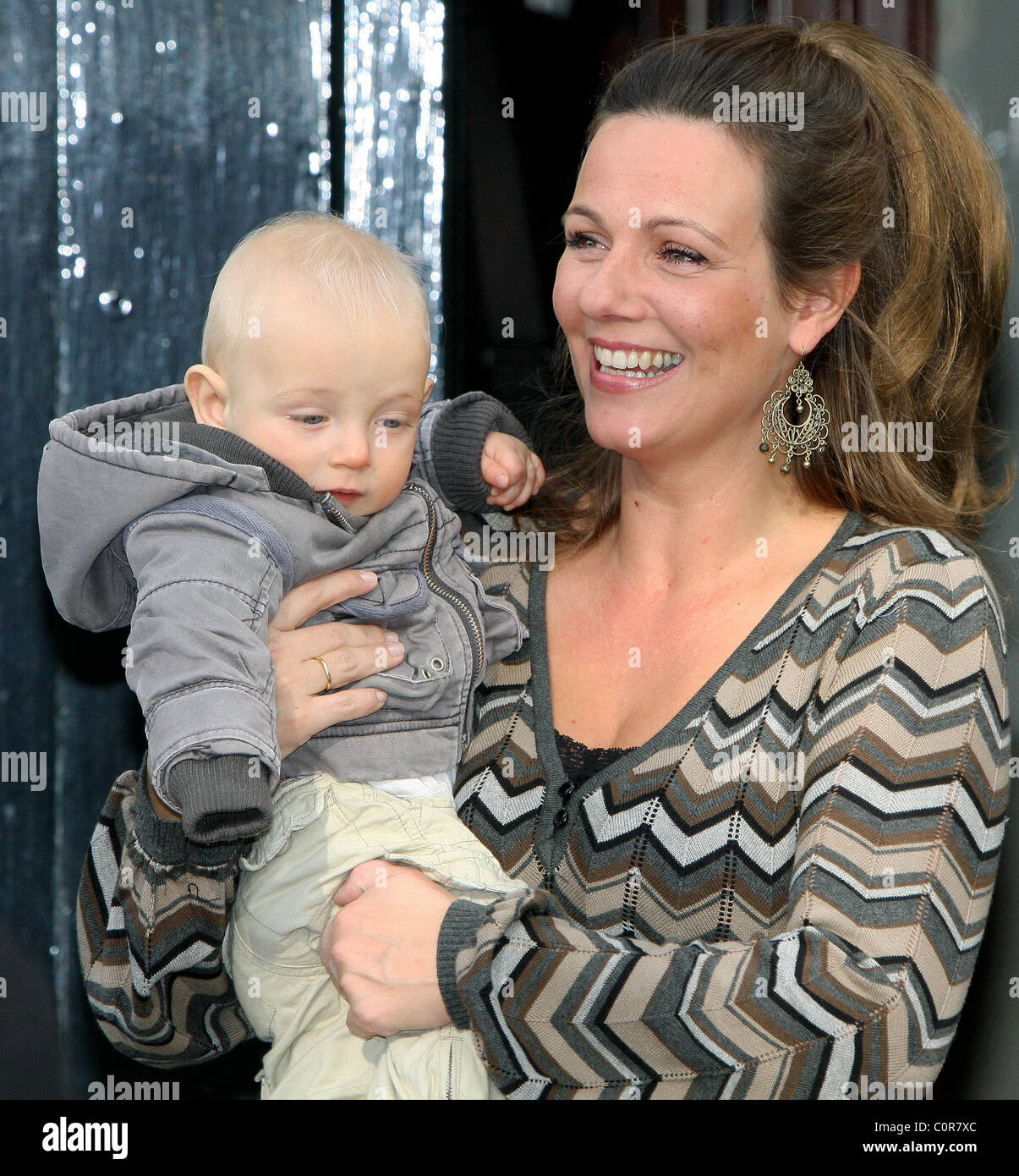 Princess Annette arrive with her son Benjamin The christening of ...