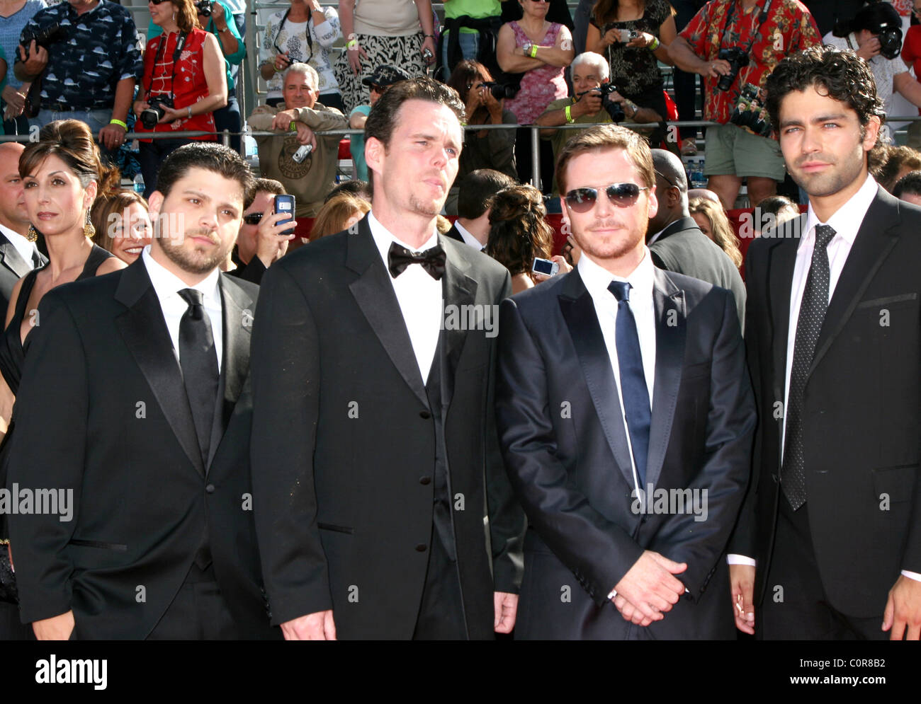 Cast of Televisions 'Entourage' 60th Annual Primetime Emmy Awards held ...