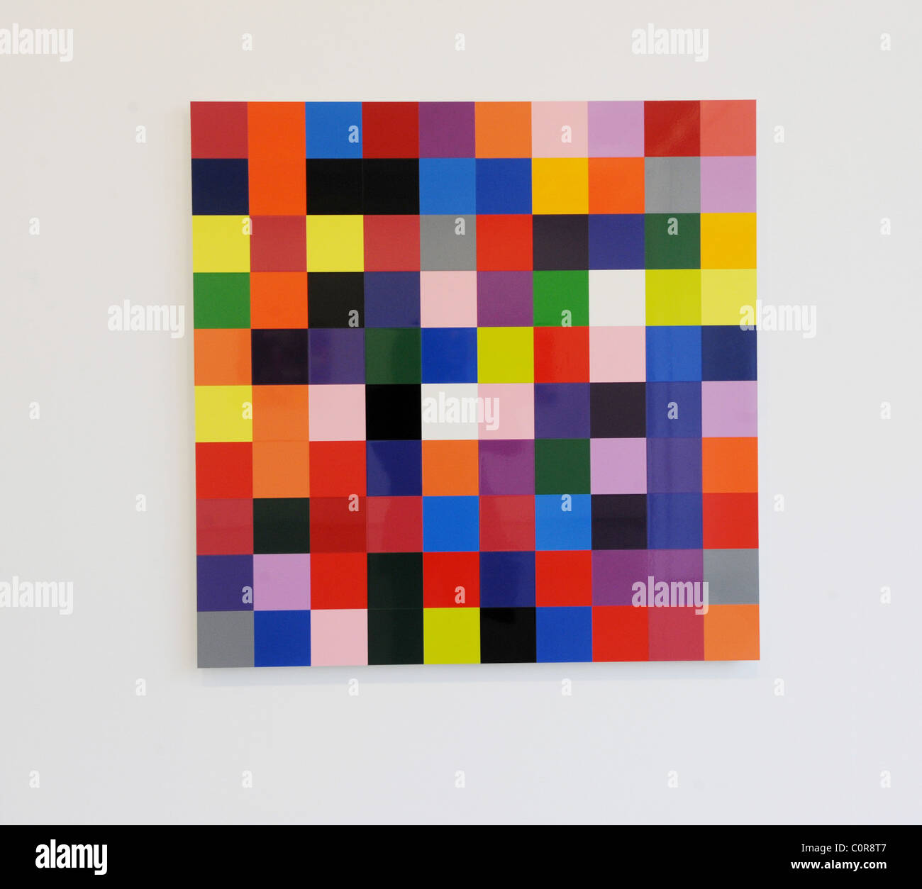 Gerhard Richter at a press view of his exhibition '4900 Colour: Version ...