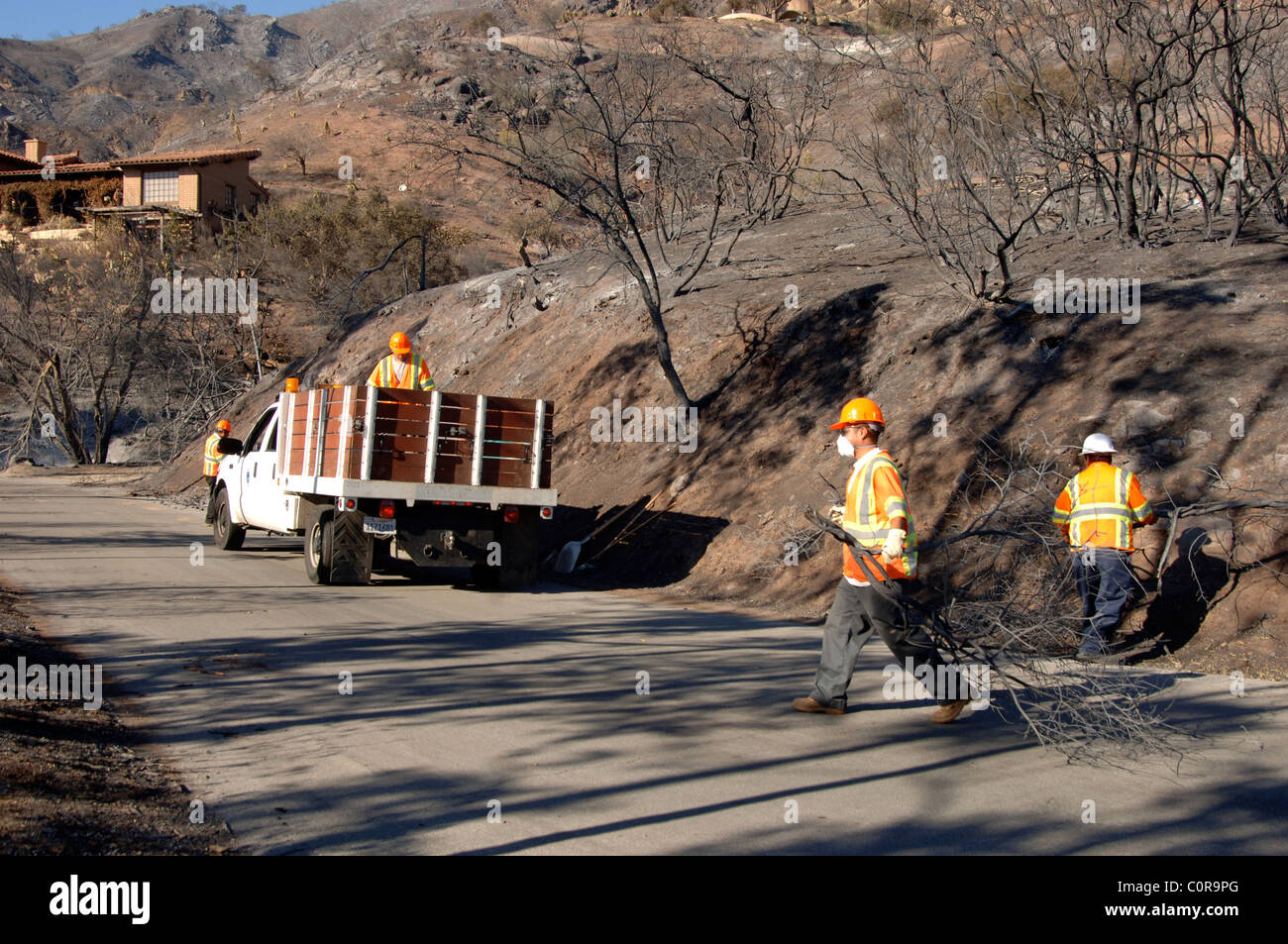 The clean up operation begins Devastation left after the wildfires in ...