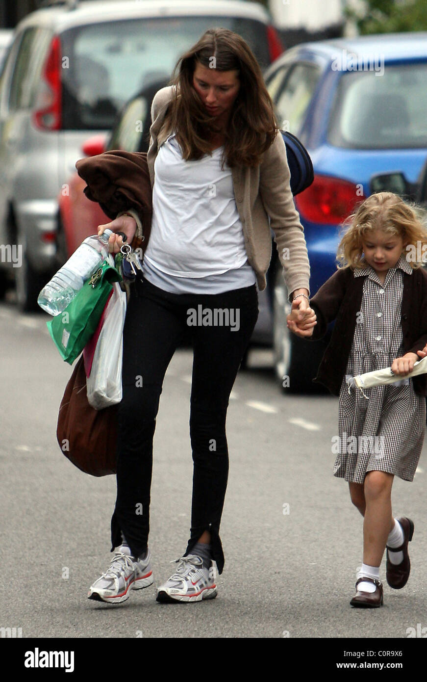 Jools Oliver shows off her new baby bump after she and husband Jamie ...