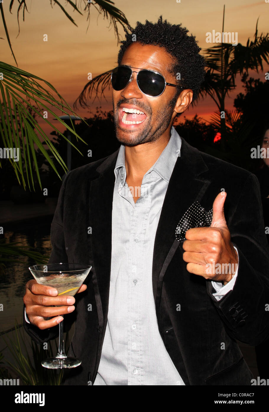 Eric Benet Babakul host a party at a private residence Malibu ...