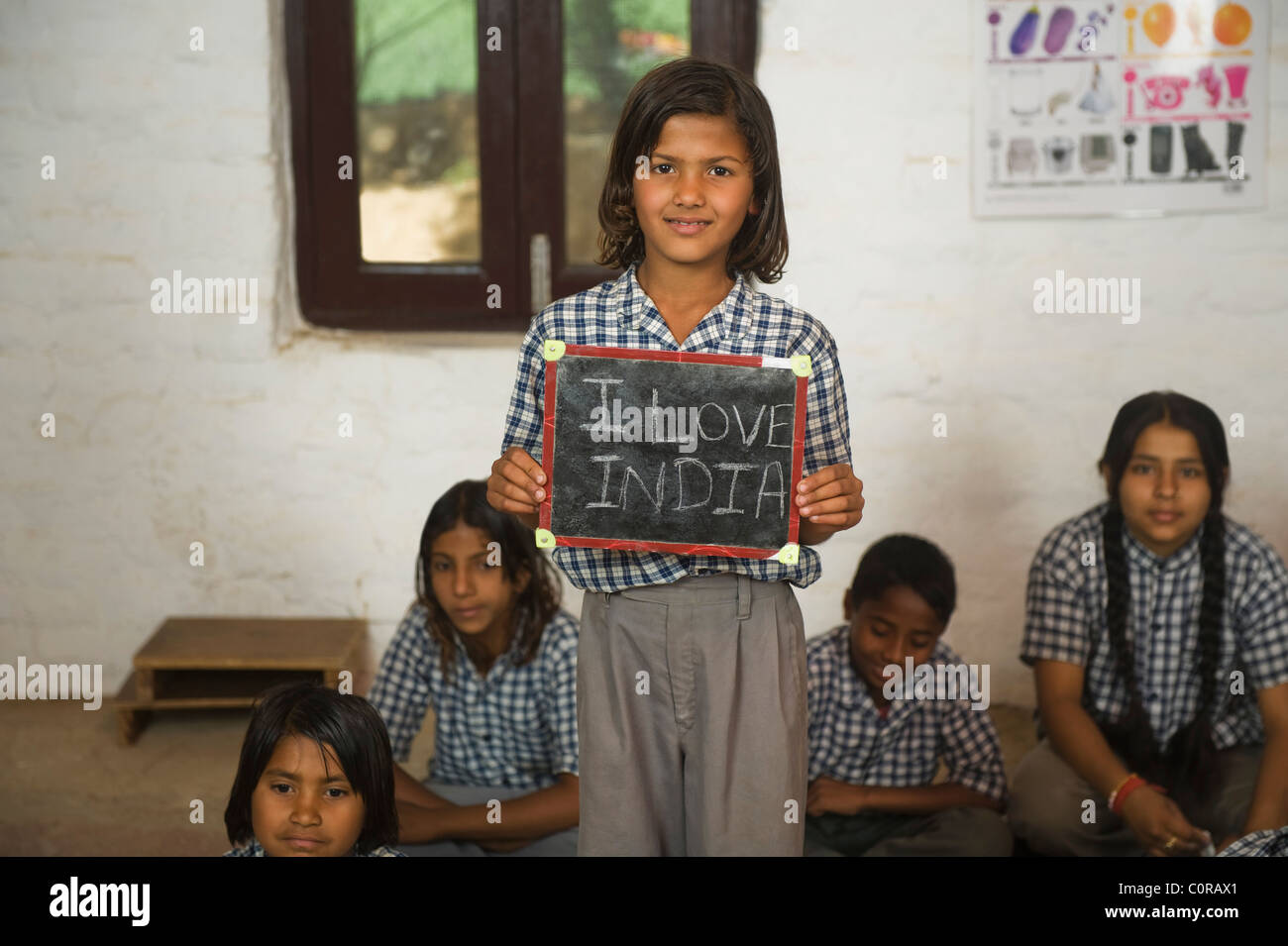 Scene of a rural classroom Stock Photo - Alamy