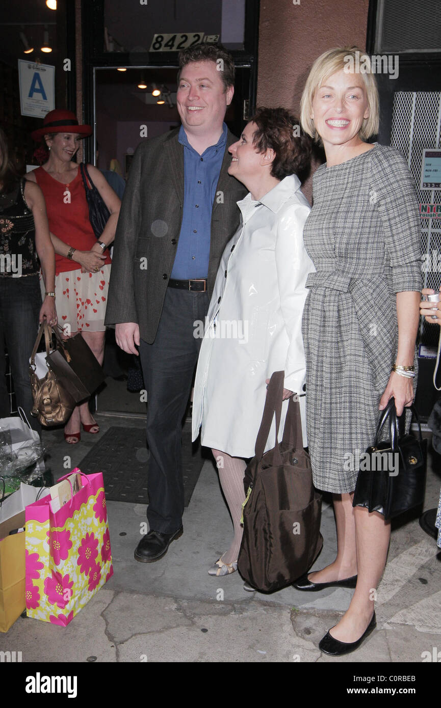 Sharon Stone attends a reception party at Chado Tea Room for an English ...