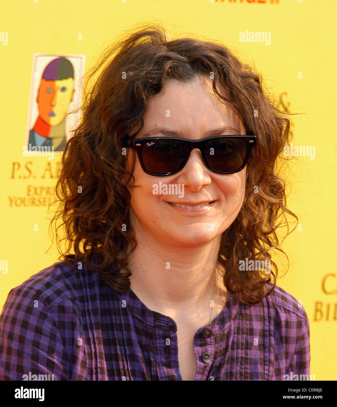 Sara Gilbert P.S Arts 'Express Yourself 2008' held at Barker Hanger ...