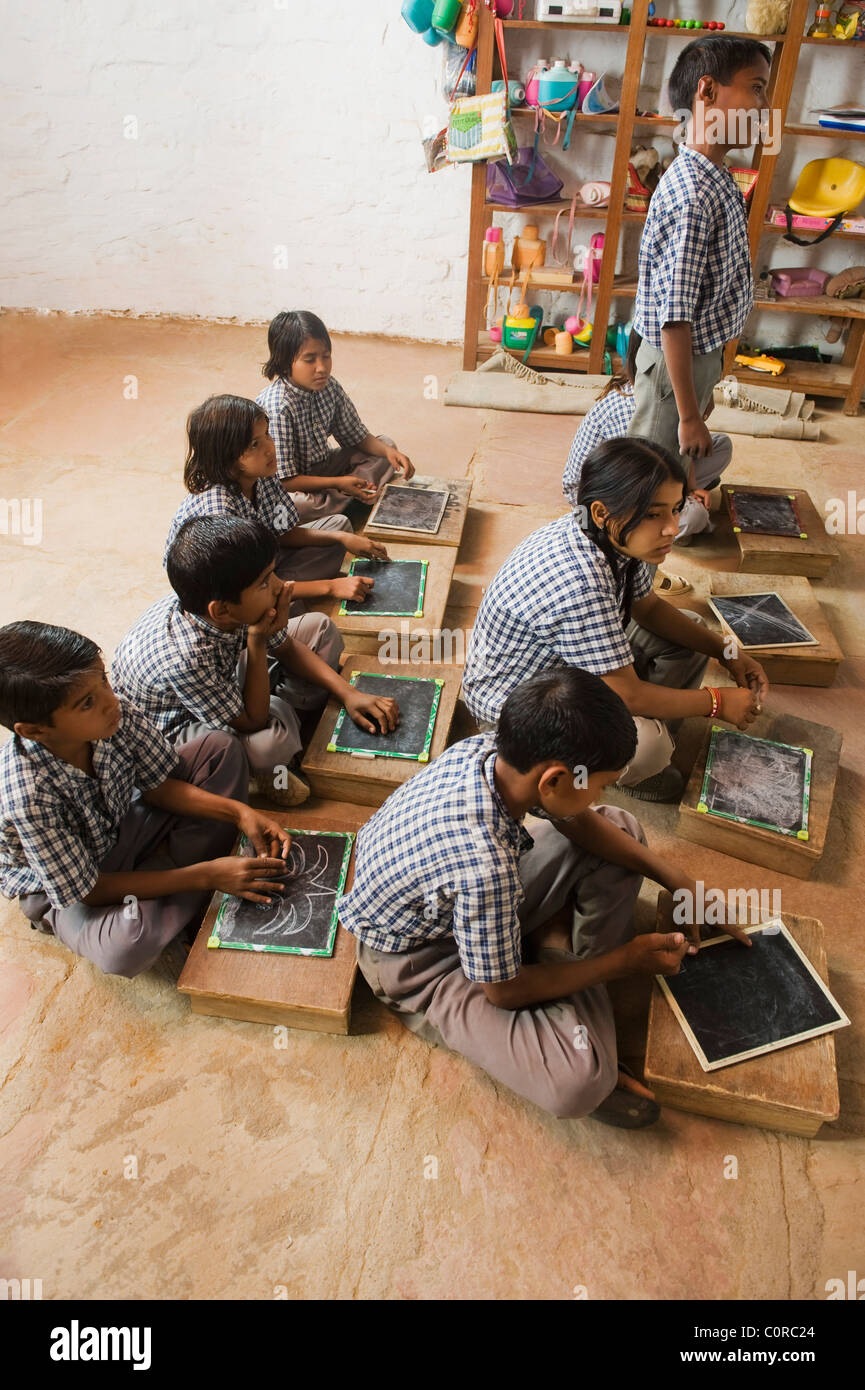Scene of a rural classroom Stock Photo - Alamy