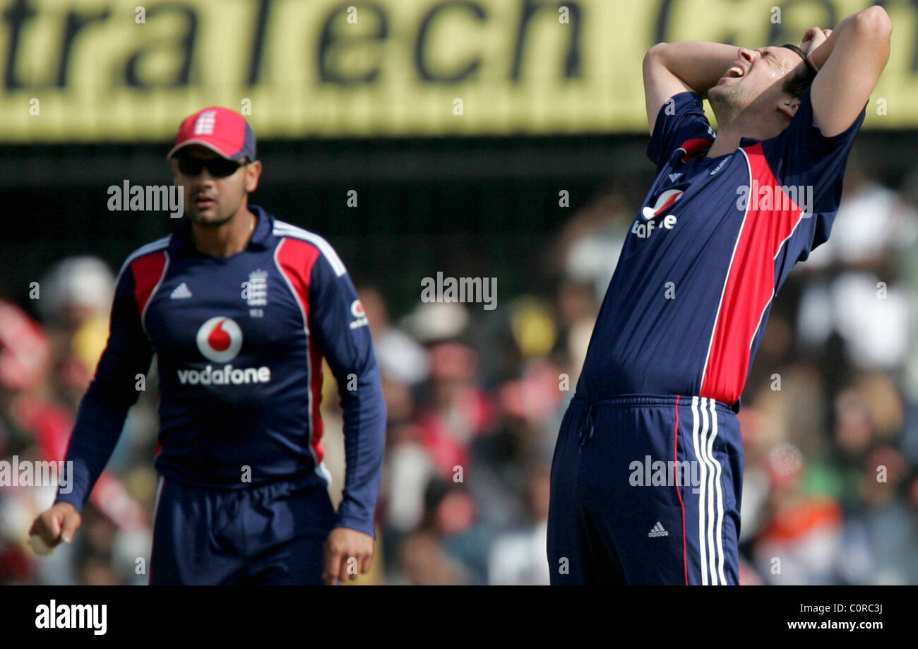 Steve Harmison India versus England Cricket Series 2008-09 - Second One ...