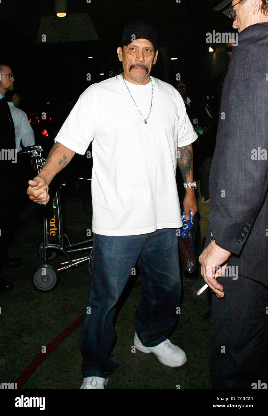 Danny Trejo arriving at LAX airport Los Angeles, California - 03.11.08 ...