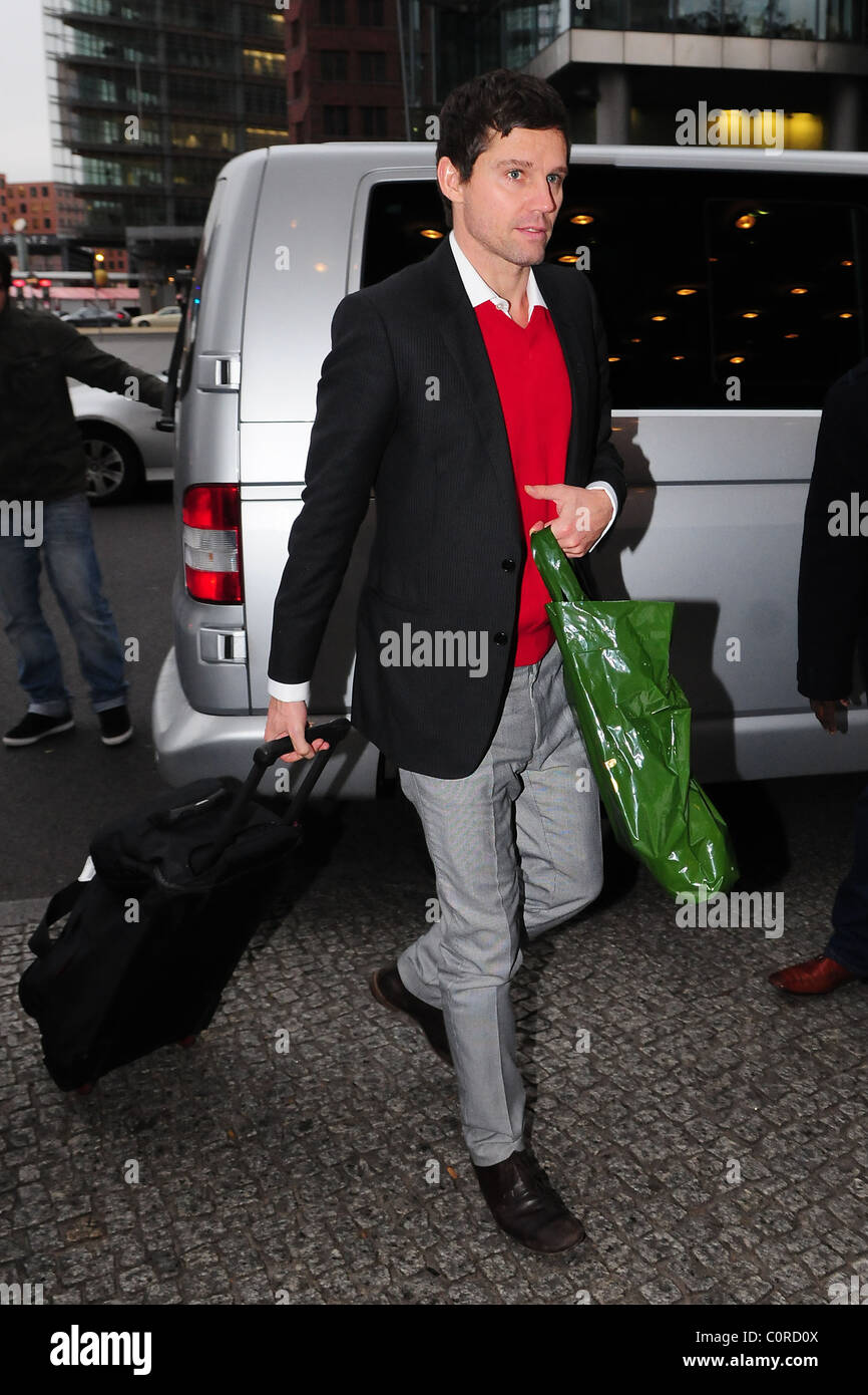 Jason Orange Take That arriving at Ritz Carlton Hotel Berlin, Germany ...