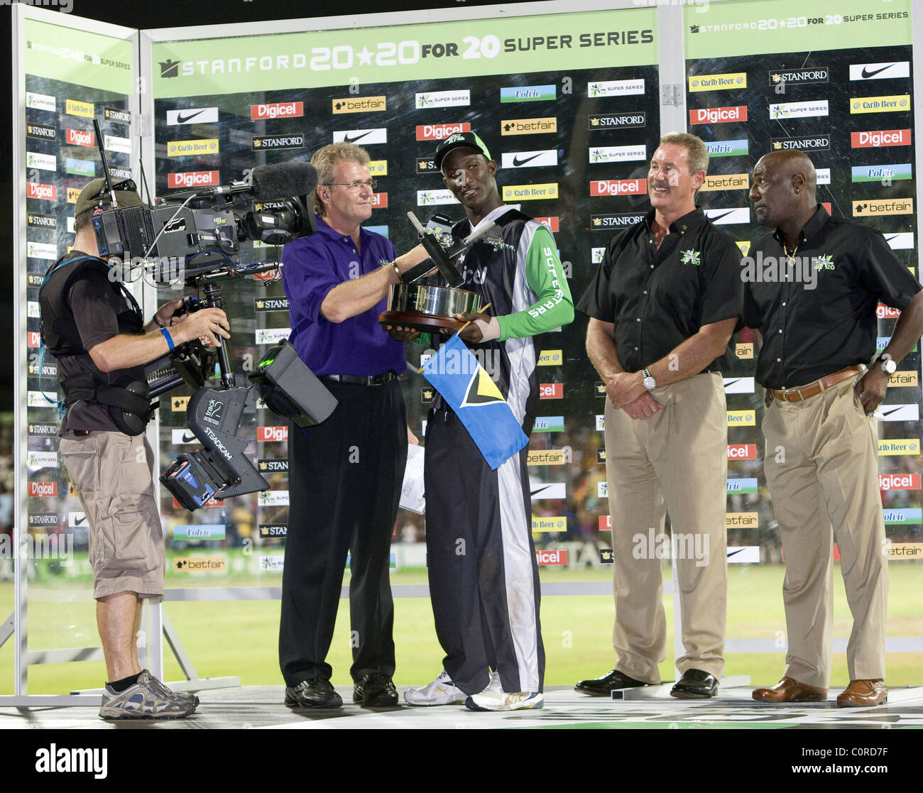 Michael Haysman, Darren Sammy, Sir Allen Stanford, Sir Vivian Richards ...