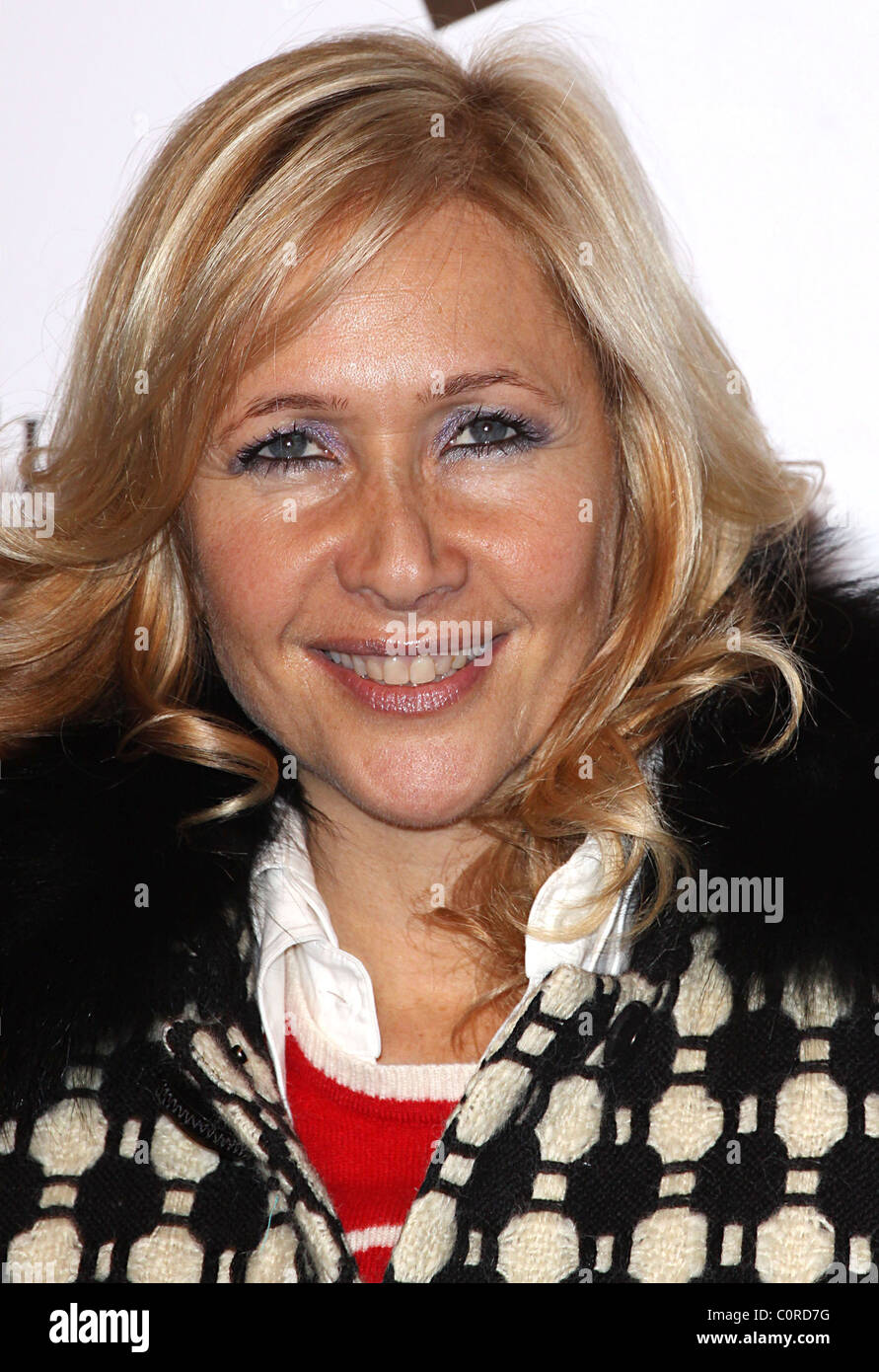 Tania Bryer VIP opening night for Somerset house ice rink London ...