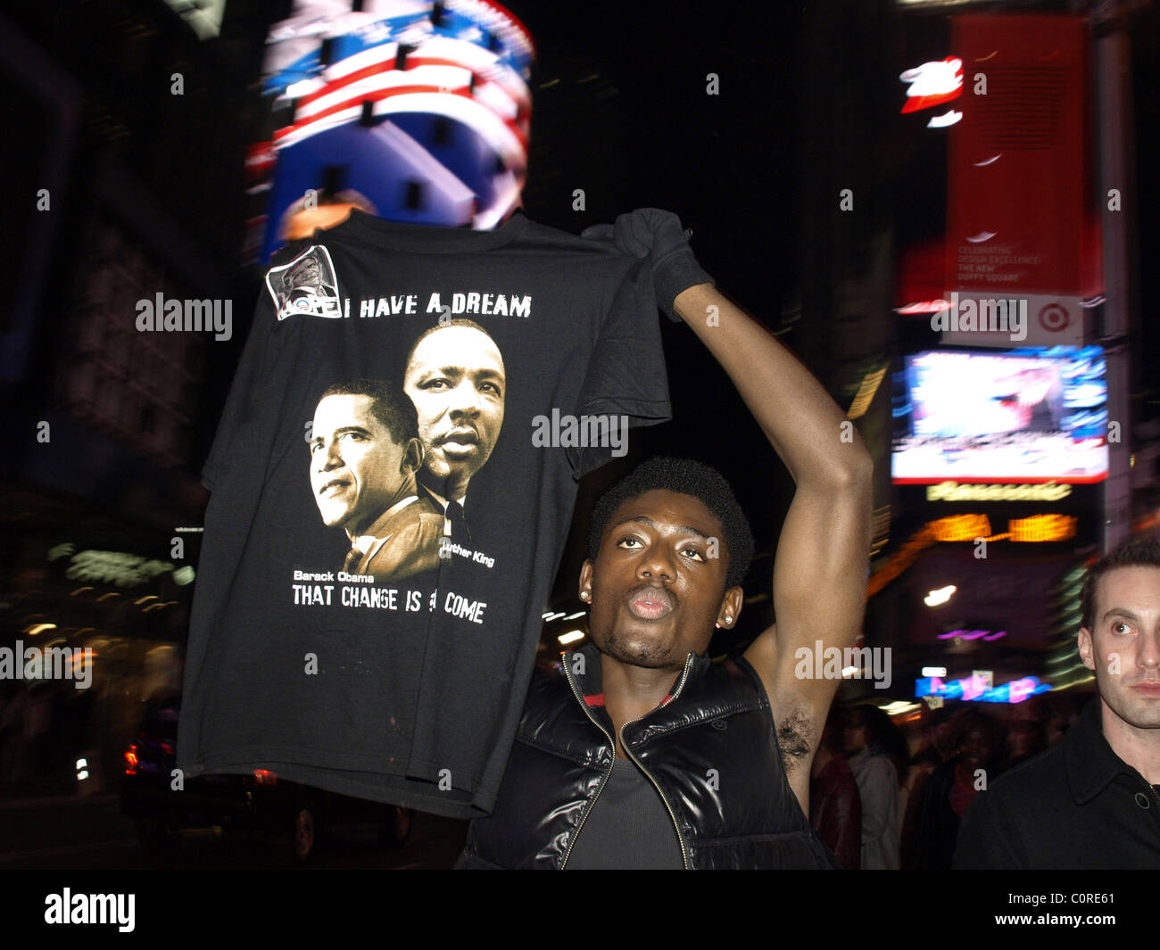 Barack Obama's victory in the US presidential elections sets off scenes ...