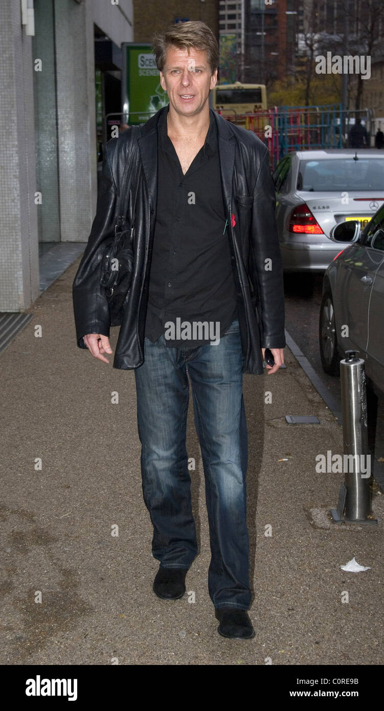 Presenter Andrew Castle leaving the 'GMTV' studios London, England - 05 ...