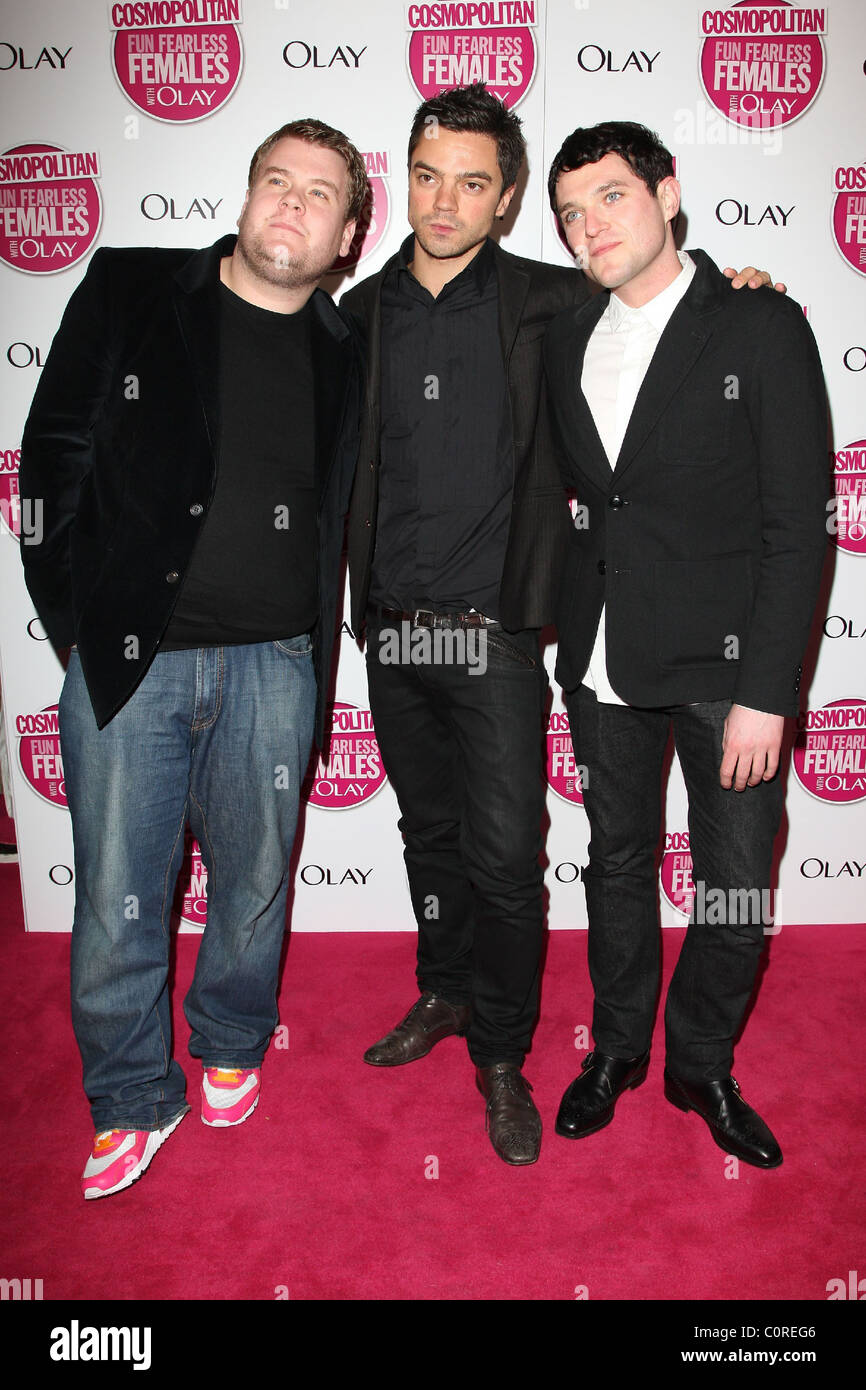 James Corden, Dominic Cooper and Mathew Horne, Cosmopolitan Ultimate ...